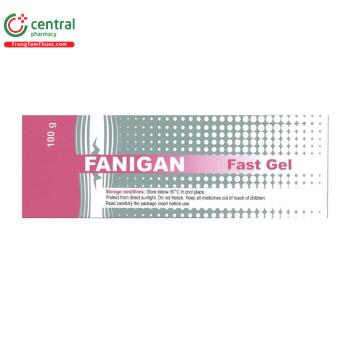 Thuốc Fanigan Fast Gel - giảm đau và kháng viêm tại chỗ, trị viêm khớp