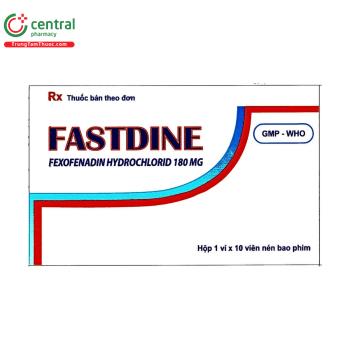 Thuốc Fastdine 180mg điều trị triệu chứng viêm mũi dị ứng, mày đay