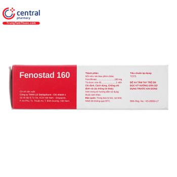 [CHÍNH HÃNG] Thuốc Fenostad 160 điều trị bệnh mỡ máu