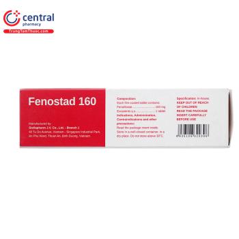 [CHÍNH HÃNG] Thuốc Fenostad 160 điều trị bệnh mỡ máu