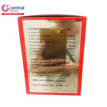 [CHÍNH HÃNG] Thuốc Fericap - Giải pháp cho người thiếu máu