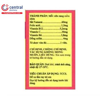 [CHÍNH HÃNG] Thuốc Fericap - Giải pháp cho người thiếu máu