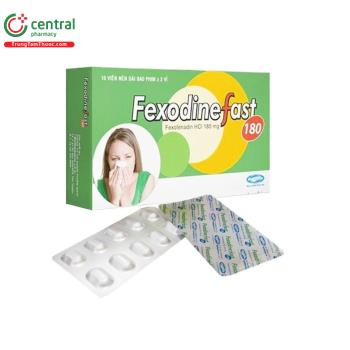 Thuốc Fexodinefast 180 giảm nhanh cơn hắt hơi, sổ mũi, mẩn ngứa