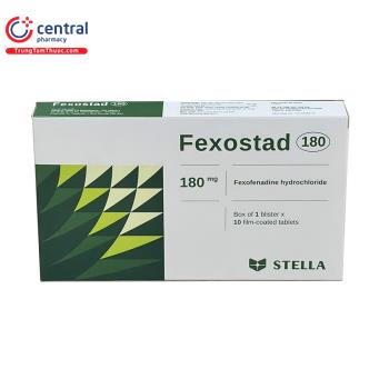 Thuốc Fexostad 180 điều trị viêm mũi dị ứng - lưu ý khi dùng