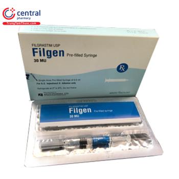 Thuốc Filgen 30 MU: công dụng, chỉ định và liều dùng hiệu quả