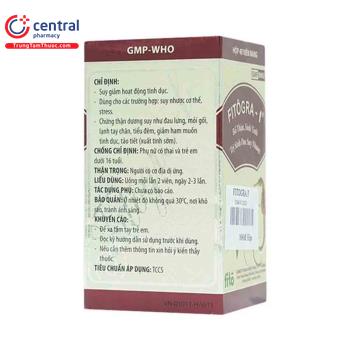 Thuốc Fitôgra - f: Bổ thận, sinh tinh, trị sinh dục suy nhược