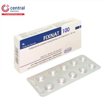 [CHÍNH HÃNG] Thuốc Fixnat 100 trị nhiễm khuẩn hô hấp trên - dưới