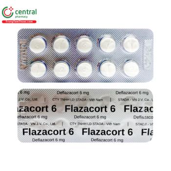 Thuốc Flazacort 6 Stella (Hộp 2 vỉ x 10 viên) chống viêm, ức chế miễn dịch