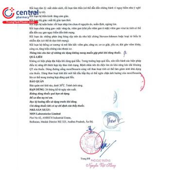 [CHÍNH HÃNG] Thuốc Floxsafe 400 điều trị nhiễm khuẩn của Ấn Độ