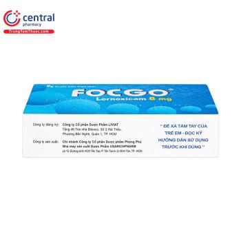 [CHÍNH HÃNG] Thuốc Focgo 8mg điều trị đau xương khớp hiệu quả