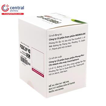 [CHÍNH HÃNG] Thuốc Fogicap 40 điều trị viêm loét đường tiêu hóa