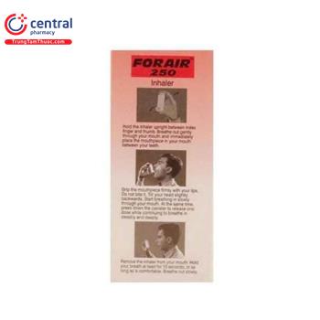 [CHÍNH HÃNG] Thuốc Forair 250 điều trị hen suyễn, COPD