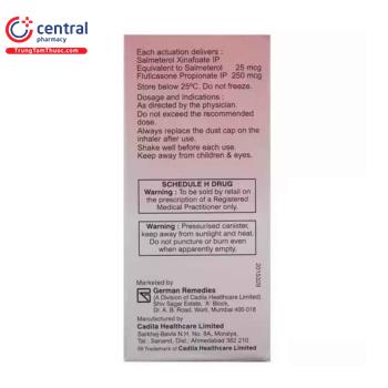 [CHÍNH HÃNG] Thuốc Forair 250 điều trị hen suyễn, COPD