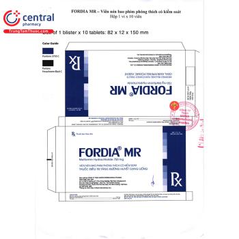 [CHÍNH HÃNG] Thuốc Fordia MR 750mg điều trị tiểu đường type 2