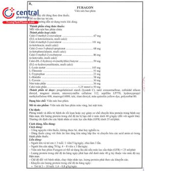 [CHÍNH HÃNG] Thuốc FURAGON - Thuốc cho người bệnh thận mạn