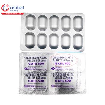 [CHÍNH HÃNG] Thuốc G-Xtil-500 điều trị nhiễm khuẩn hô hấp