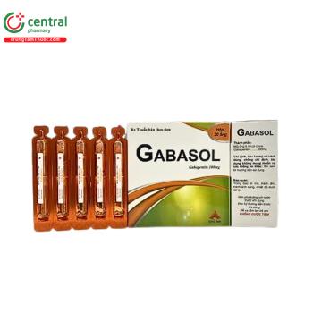 Thuốc Gabasol 300mg - Điều trị động kinh cục bộ và đau thần kinh