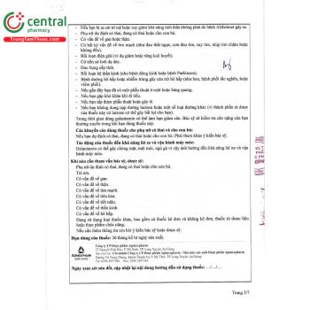 Thuốc Galagi 4 điều trị sa sút trí tuệ nhẹ đến trung bình trong Alzheimer