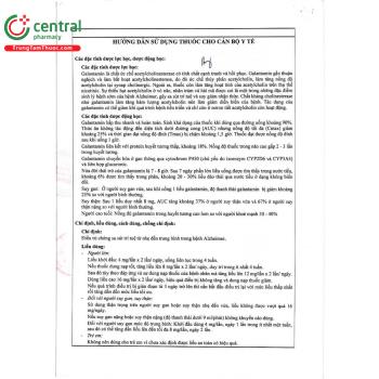 Thuốc Galagi 8 điều trị sa sút trí tuệ nhẹ đến vừa ở bệnh Alzheimer