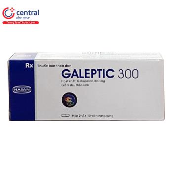 [CHÍNH HÃNG] Thuốc Galeptic 300 - Điều trị các cơn động kinh