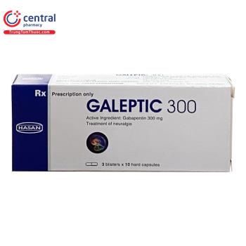 [CHÍNH HÃNG] Thuốc Galeptic 300 - Điều trị các cơn động kinh