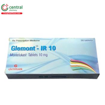 Thuốc Glemont-IR 10 trị và dự phòng lâu dài hen phế quản, viêm mũi