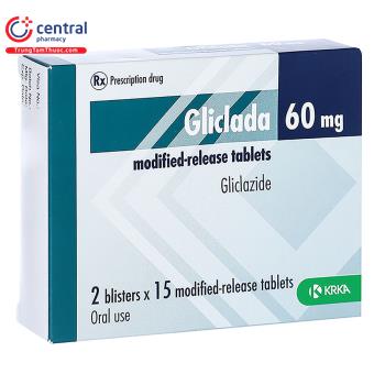 [CHÍNH HÃNG] Thuốc Gliclada 60mg điều trị tiểu đường typ II