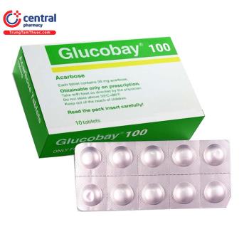 [CHÍNH HÃNG] Thuốc Glucobay 100mg điều trị tiểu đường hiệu quả