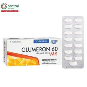 Thuốc Glumeron 60 MR điều trị bệnh đái tháo đường tuýp 2