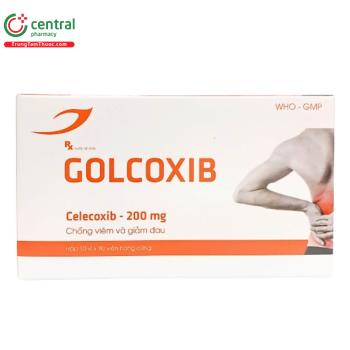 Thuốc Golcoxib 200mg kháng viêm, giảm đau trong viêm khớp dạng thấp