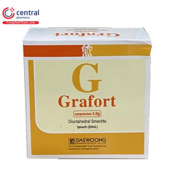 [CHÍNH HÃNG] Thuốc Grafort- điều trị tiêu chảy, đau dạ dày tá tràng