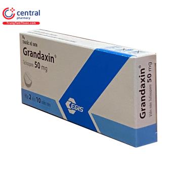 [CHÍNH HÃNG] Thuốc Grandaxin 50mg - Điều trị chứng lo âu, lãnh cảm