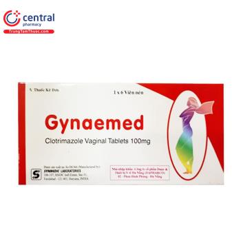 [CHÍNH HÃNG] Thuốc Gynaemed 100mg - thuốc đặt điều trị bệnh phụ khoa