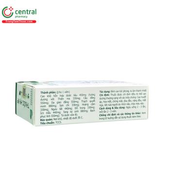Thuốc hạ áp Abipha điều trị tăng huyết áp, hoa mắt chóng mặt, đau đầu