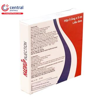 [CHÍNH HÃNG] Thuốc Haem up Injection 5ml điều trị thiếu máu thiếu sắt