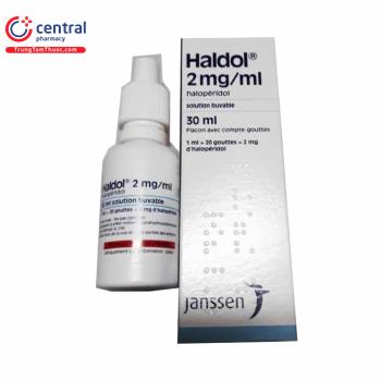 [CHÍNH HÃNG] Thuốc Haldol 2mg/ml 30ml Janssen chống loạn thần