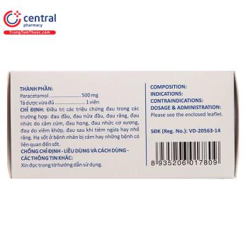 [CHÍNH HÃNG] Thuốc Hapacol Blue điều trị giảm đau và hạ sốt