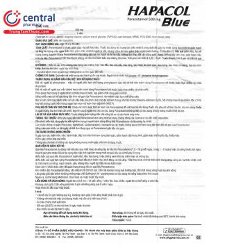 [CHÍNH HÃNG] Thuốc Hapacol Blue điều trị giảm đau và hạ sốt