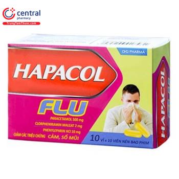 Thuốc Hapacol Flu giúp giảm đau, hạ sốt và các triệu chứng cảm cúm