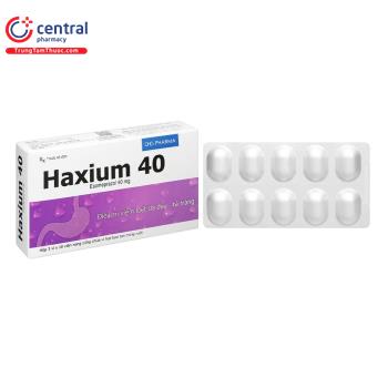 [CHÍNH HÃNG] Thuốc Haxium 40 phòng và điều trị loét dạ dày - tá tràng