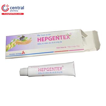 [CHÍNH HÃNG] Thuốc Hepgentex 10g điều trị viêm da dị ứng, chàm da