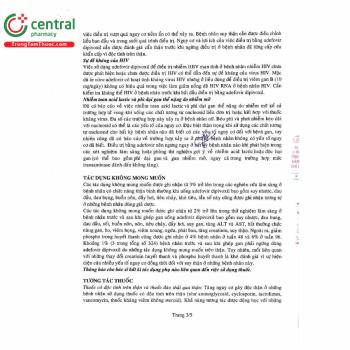 Thuốc Hepxa Tabs. điều trị bệnh viêm gan B mạn tính ở người lớn