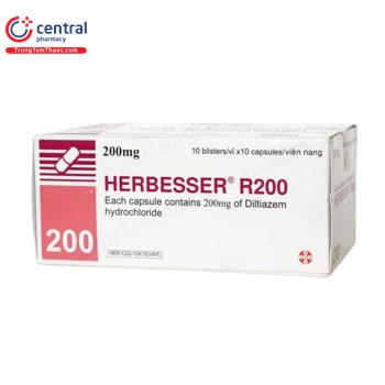 [CHÍNH HÃNG] Thuốc Herbesser R200 điều trị tăng huyết áp vô căn
