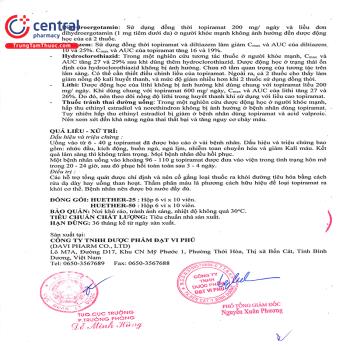 [CHÍNH HÃNG] Thuốc Huether- 50 điều trị động kinh cho trẻ từ 2 tuổi