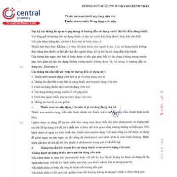 [CHÍNH HÃNG] Thuốc Hypolip-20 giúp hạ mỡ máu, bảo vệ thành mạch