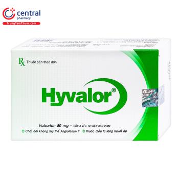 [CHÍNH HÃNG] Thuốc Hyvalor 80mg điều trị tăng huyết áp