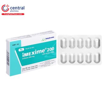 Thuốc Imexime 200 - Điều trị nhiễm khuẩn đường hô hấp
