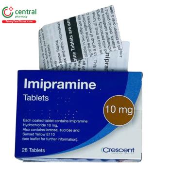 Thuốc Imipramine Tablets 10mg Crescent chỉ định điều trị bệnh trầm cảm