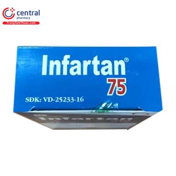 [CHÍNH HÃNG] Thuốc Infartan 75mg ngăn ngừa biến cố xơ vữa động mạch