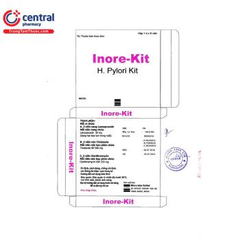 [CHÍNH HÃNG] Thuốc Inore-Kit tiêu diệt vi khuẩn H.pylori